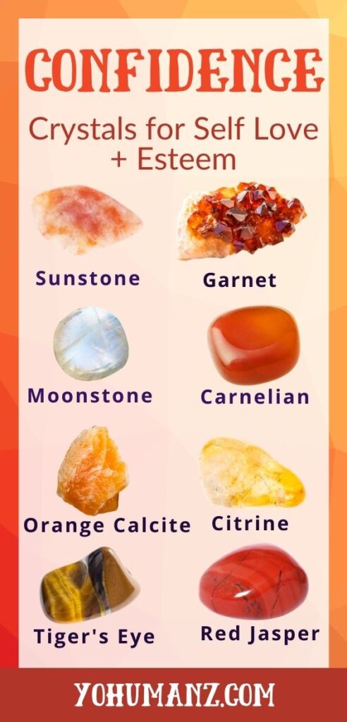 11 Crystals for Confidence, Self-Esteem, Self-Love