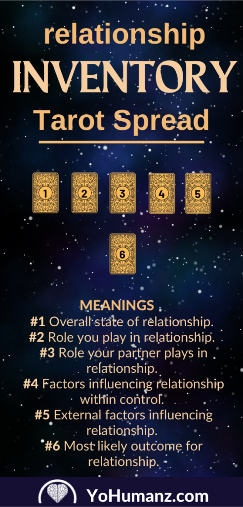 6 Card Tarot Spread Layouts: 3 Best Relationship Tarot Spread