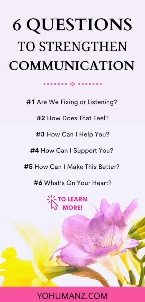 6 Questions for Couples with Relationship Communication Problem - YoHumanz