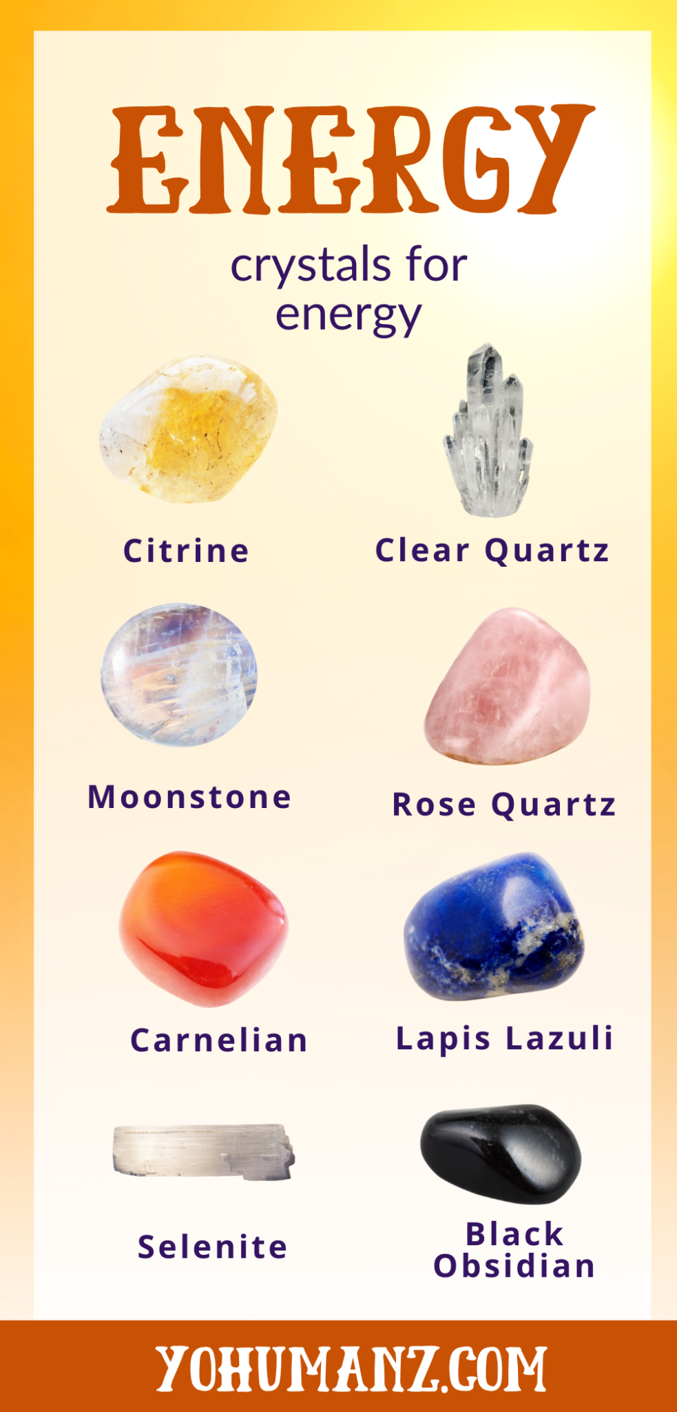 11 Powerful Crystals for Energy: Boost Energy, Focus, Vibration