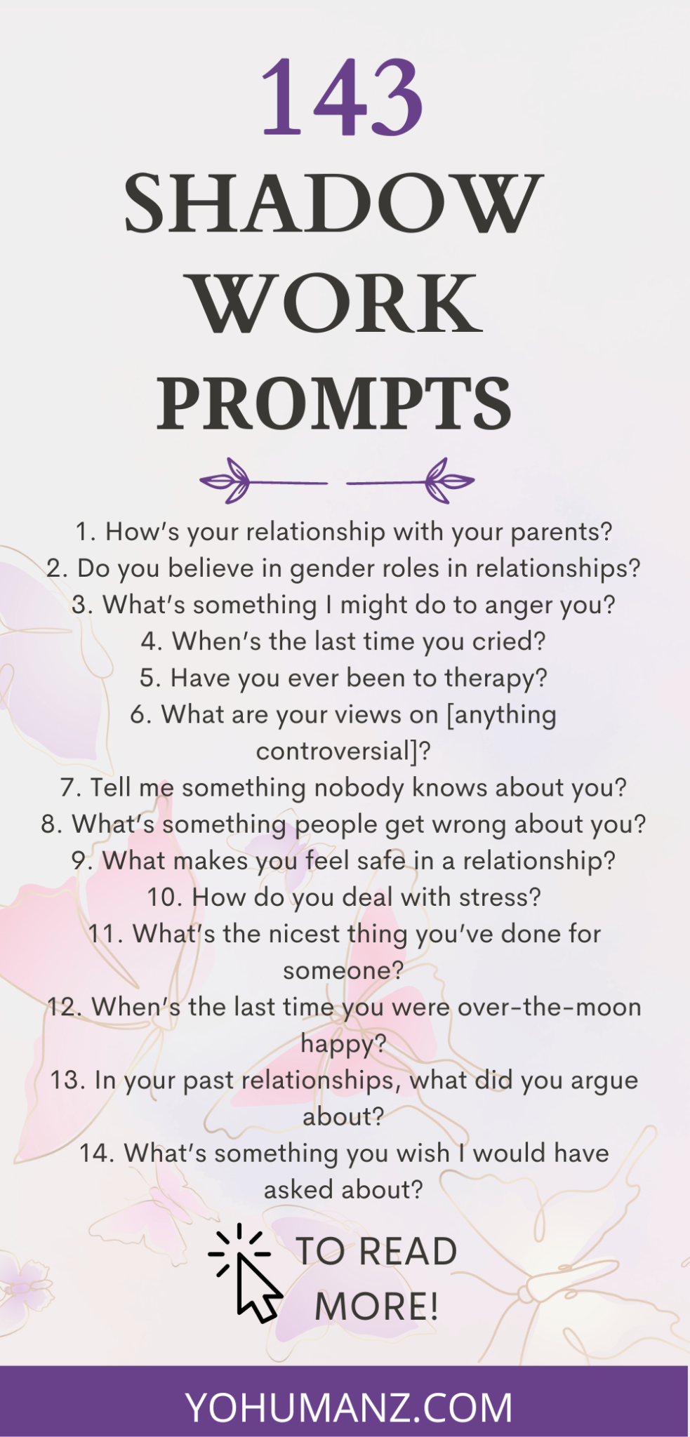 143 Shadow Work Prompts To Ease Yourself Into Transformation